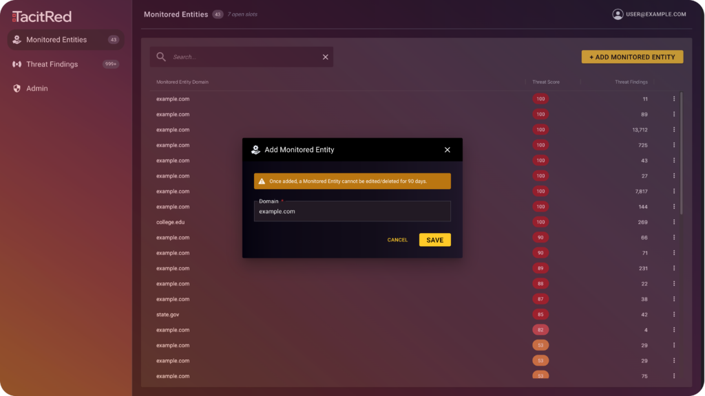Cogility Tactical Attack Surface Intelligence